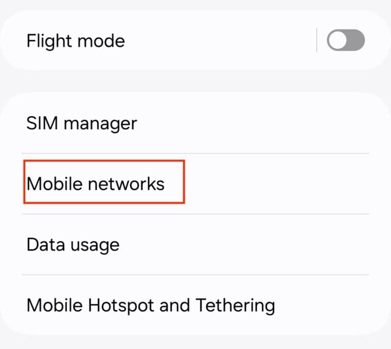 How to Fix Mobile Network State Disconnected Error