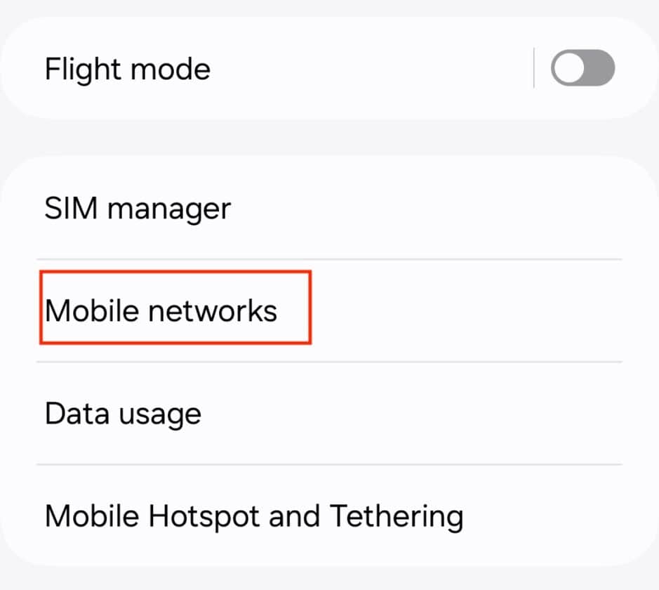 How to Fix Mobile Network State Disconnected Error