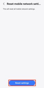How to Fix Mobile Network State Disconnected Error