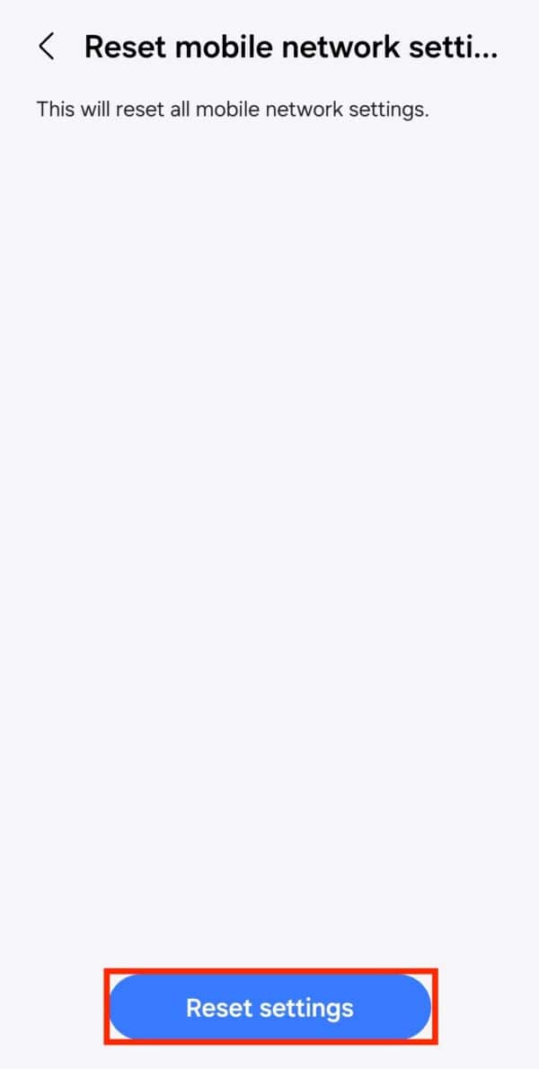 How to Fix Mobile Network State Disconnected Error