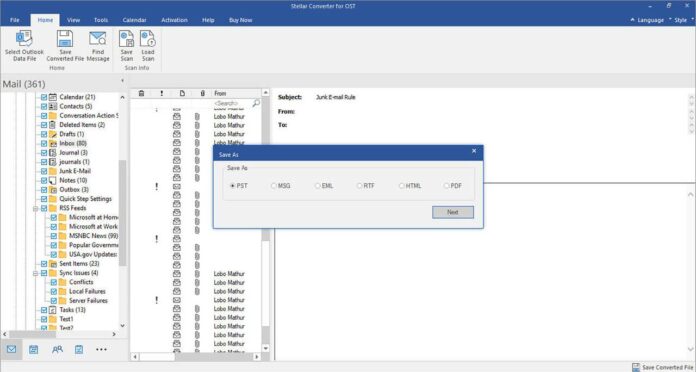 How to Open or Import Items from an Offline Outlook Data File (.ost)?