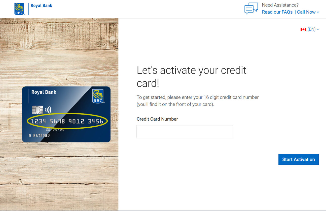 How to Activate Your RBC Royal Bank Card Online via rbcbank.com