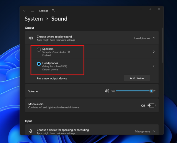 How to Set Default Audio Device on Windows 11 (Speakers, Headphones & Mic)